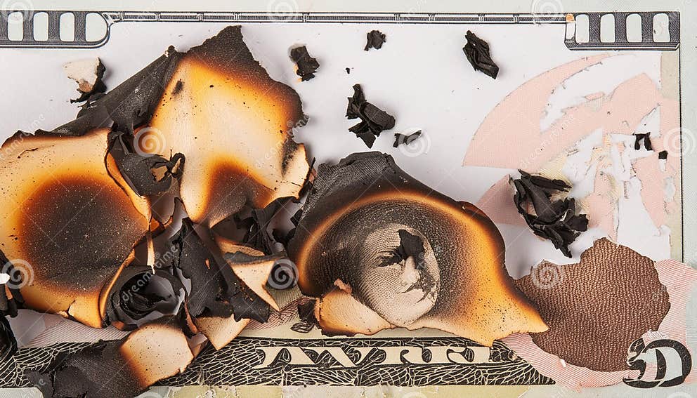 Charred Structure in a Document Stock Illustration - Illustration of ...