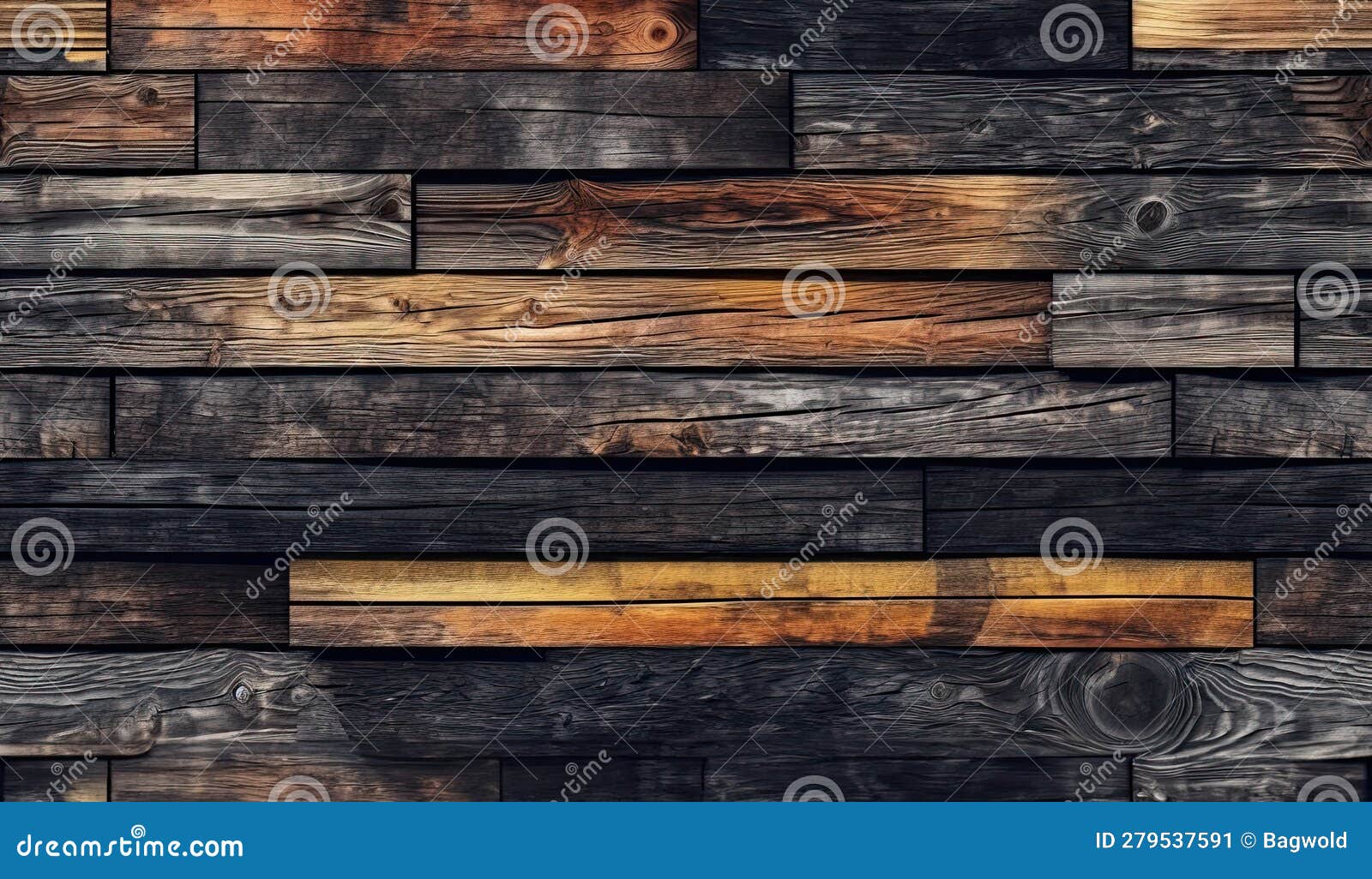 Charred Wood Texture With Natural Pattern. Natural Surface Wooden ...