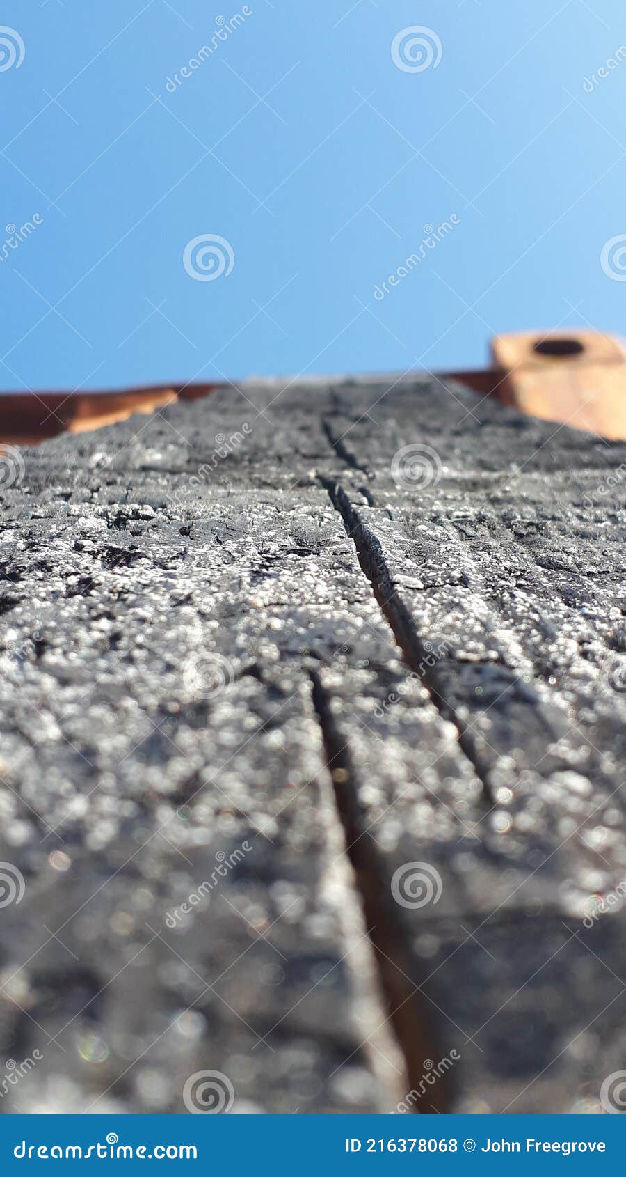 Charred wood plank stock photo. Image of asphalt, leaf - 216378068