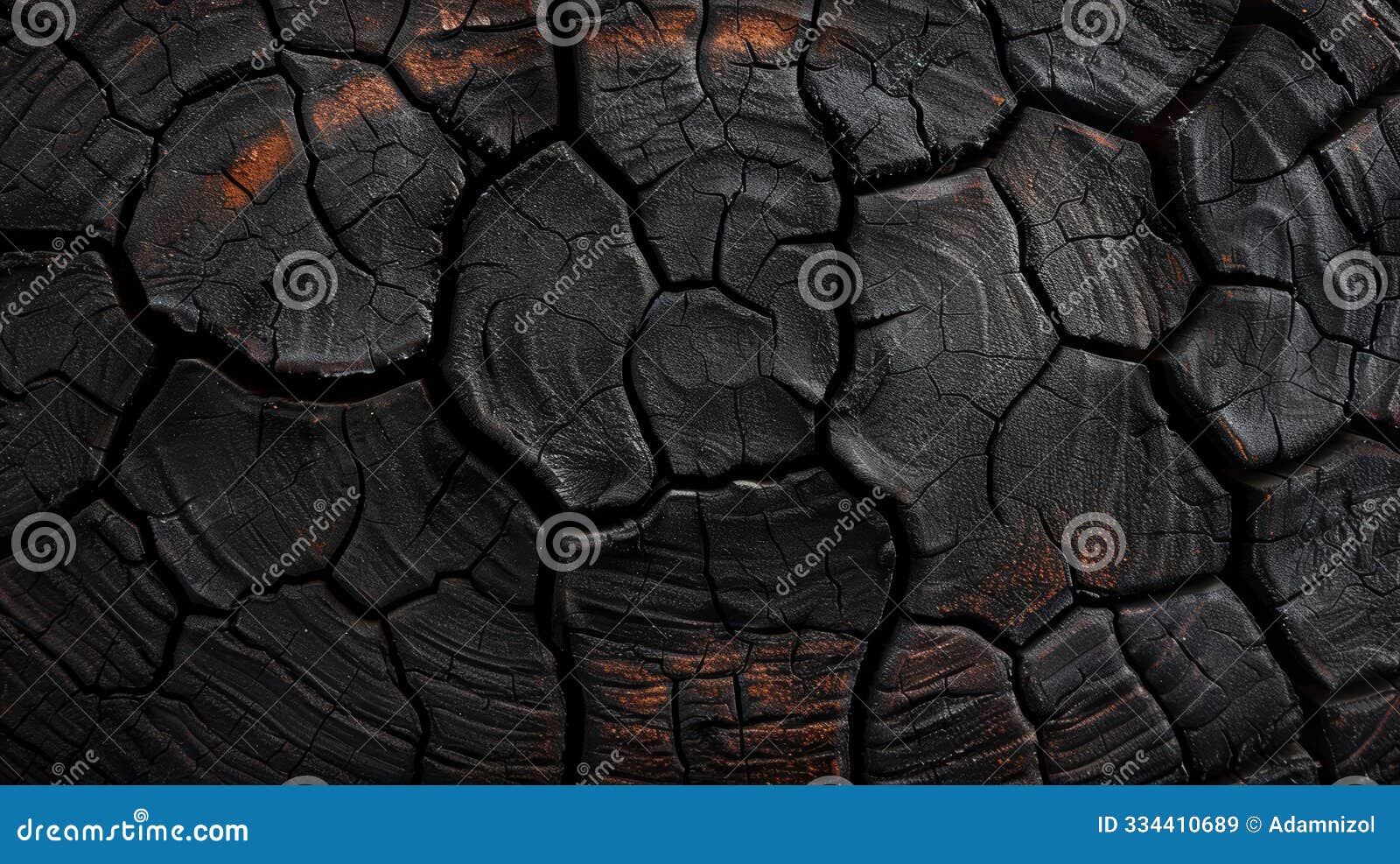 Charred Wood Texture with Cracked Pattern Stock Illustration ...