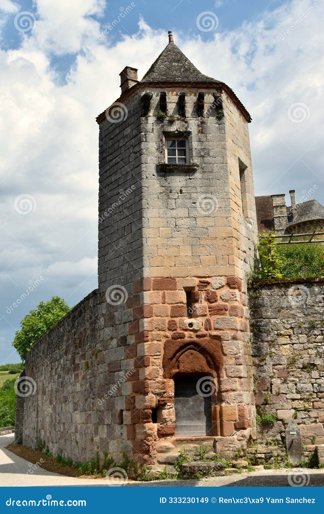 Watchtower in the Surrounding Wall of the Castles of the Village of ...