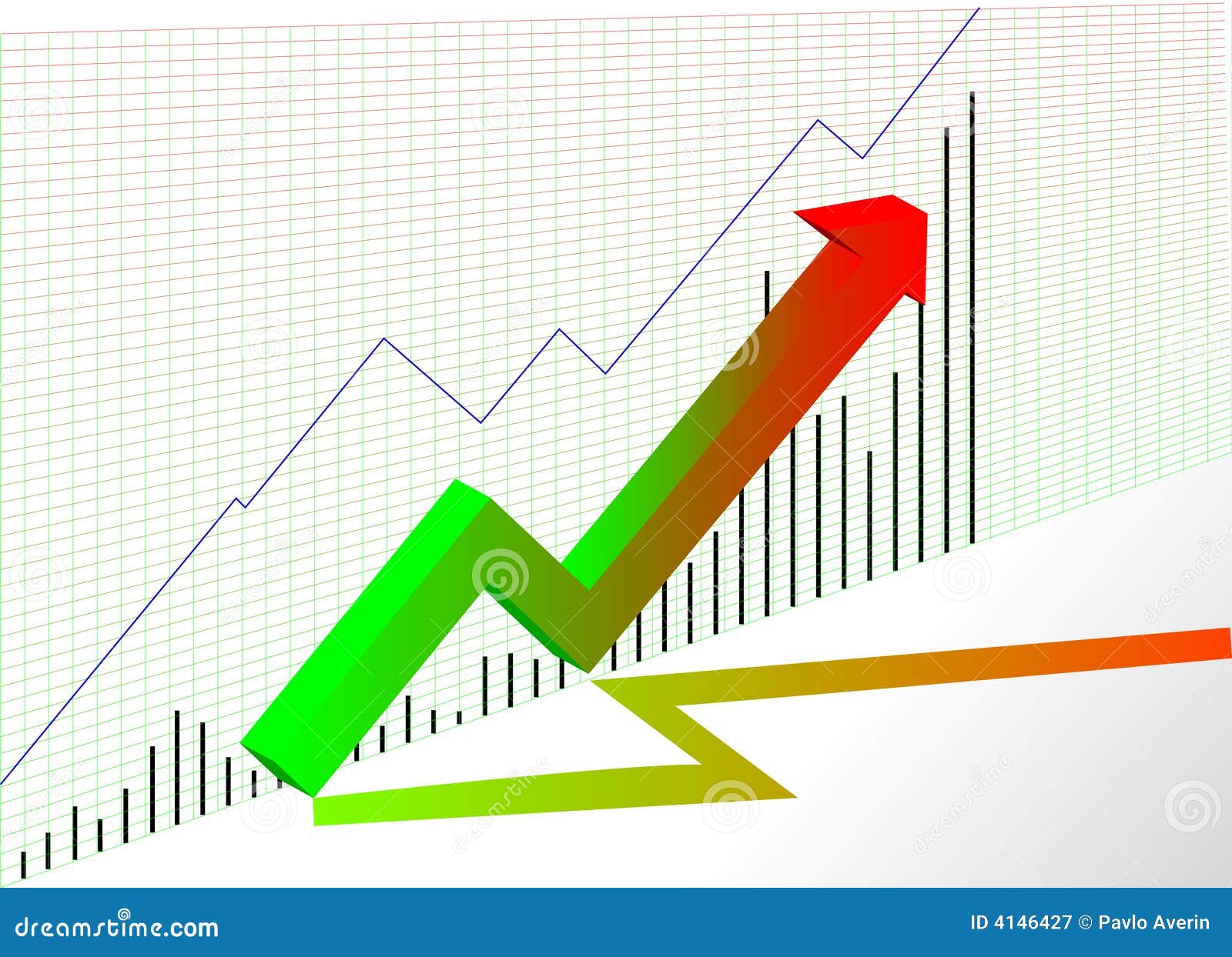 Chart stock vector. Illustration of vector, achievement - 4146427