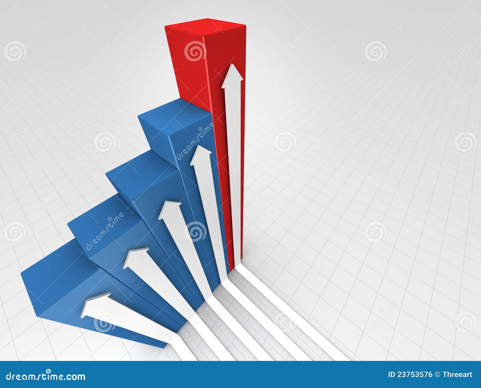 Chart with Arrows stock illustration. Illustration of measure - 23753576