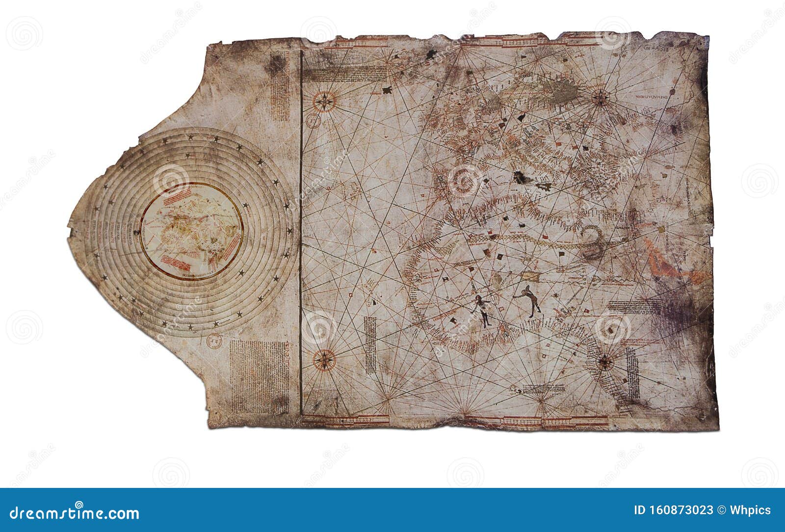 1492 Chart Attributed To Christopher Columbus Editorial Stock Photo ...