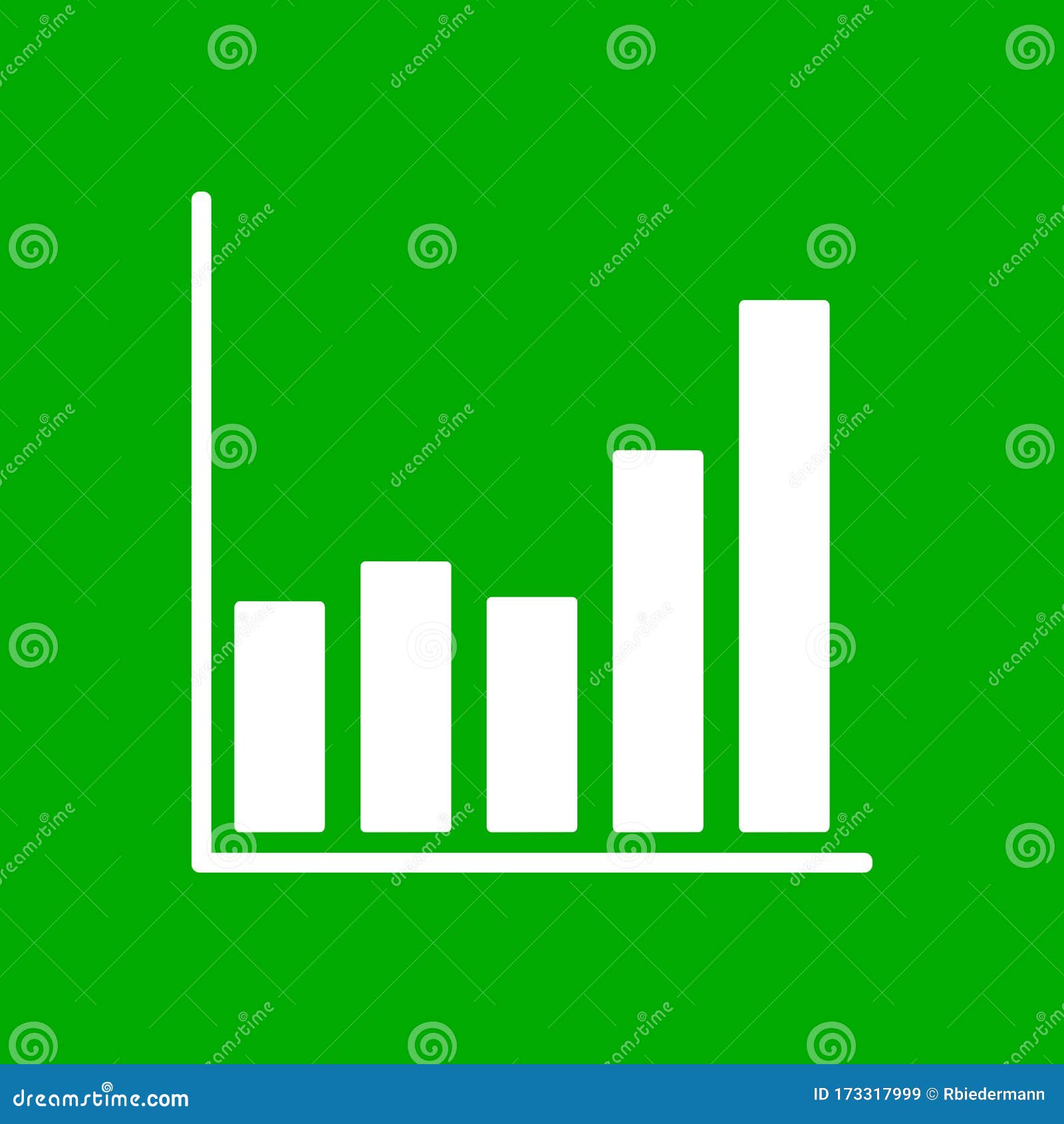 Chart and background stock vector. Illustration of green - 173317999