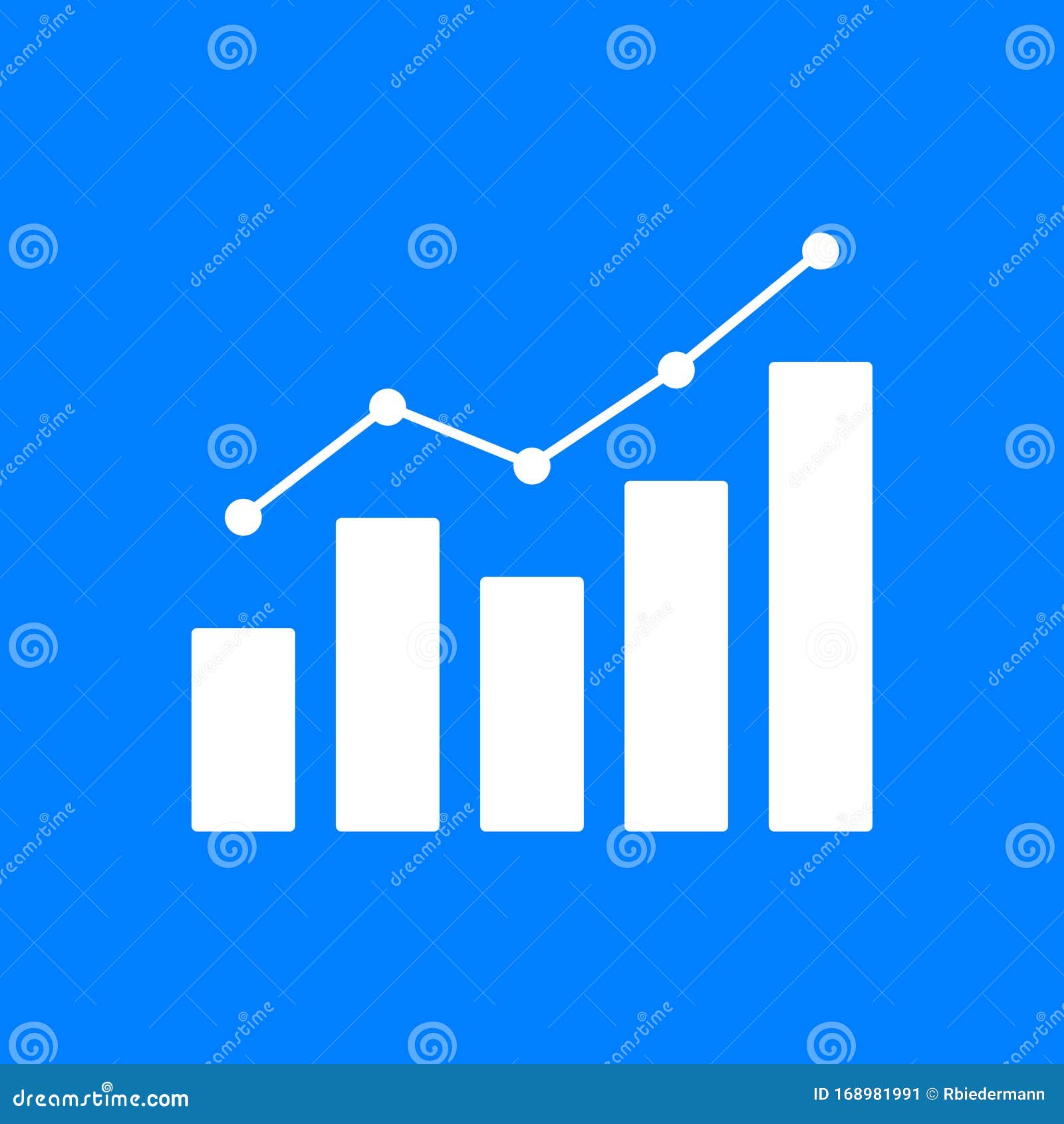 Chart and background stock vector. Illustration of graphic - 168981991