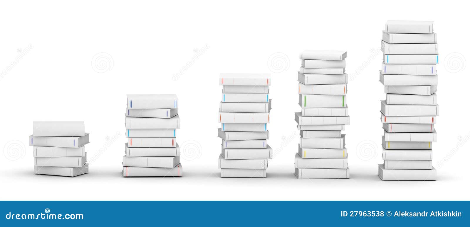 Chart of books stock illustration. Illustration of paper - 27963538