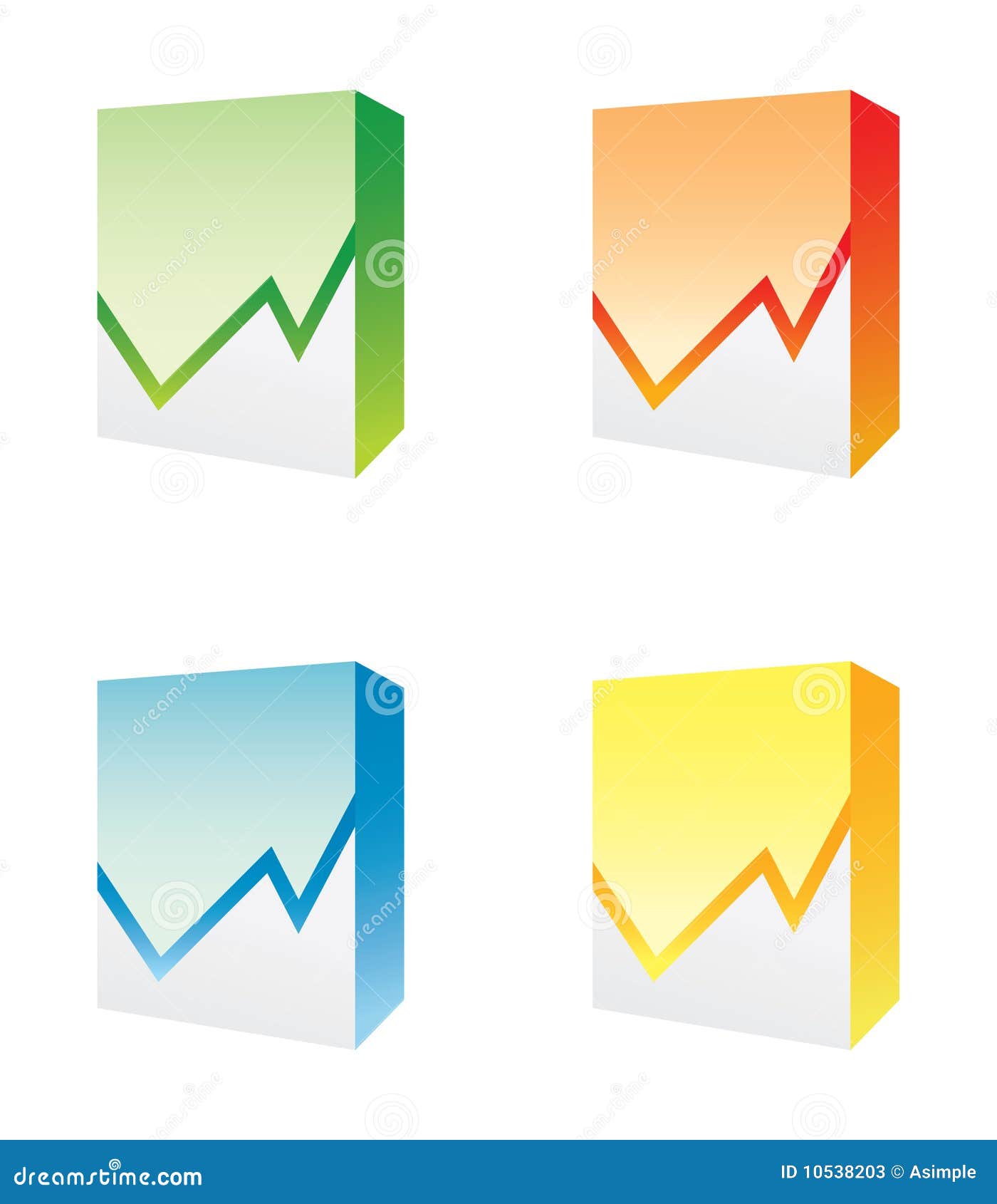 Chart Boxes Stock Image | CartoonDealer.com #10538203