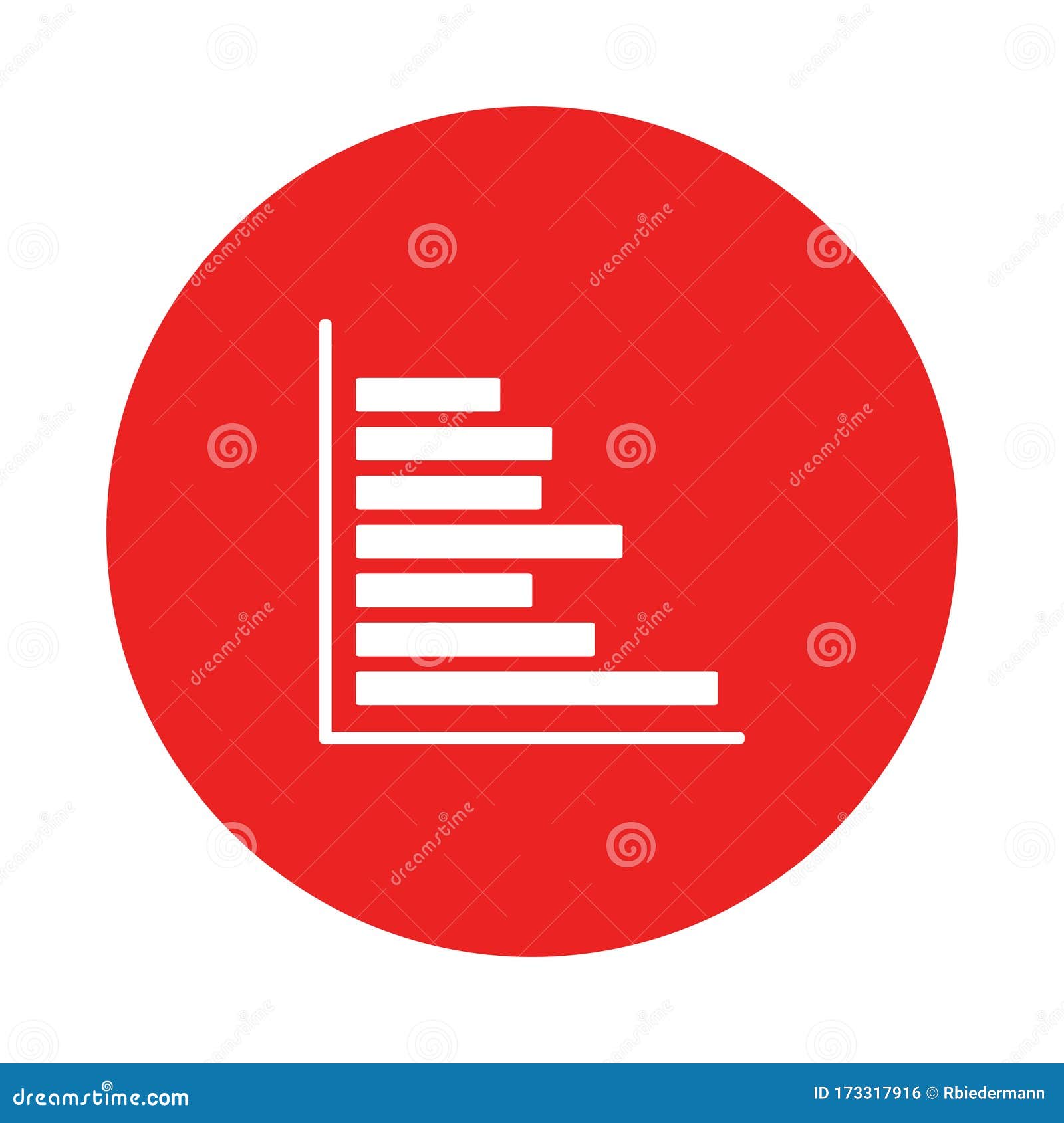 Chart and circle stock vector. Illustration of symbol - 173317916