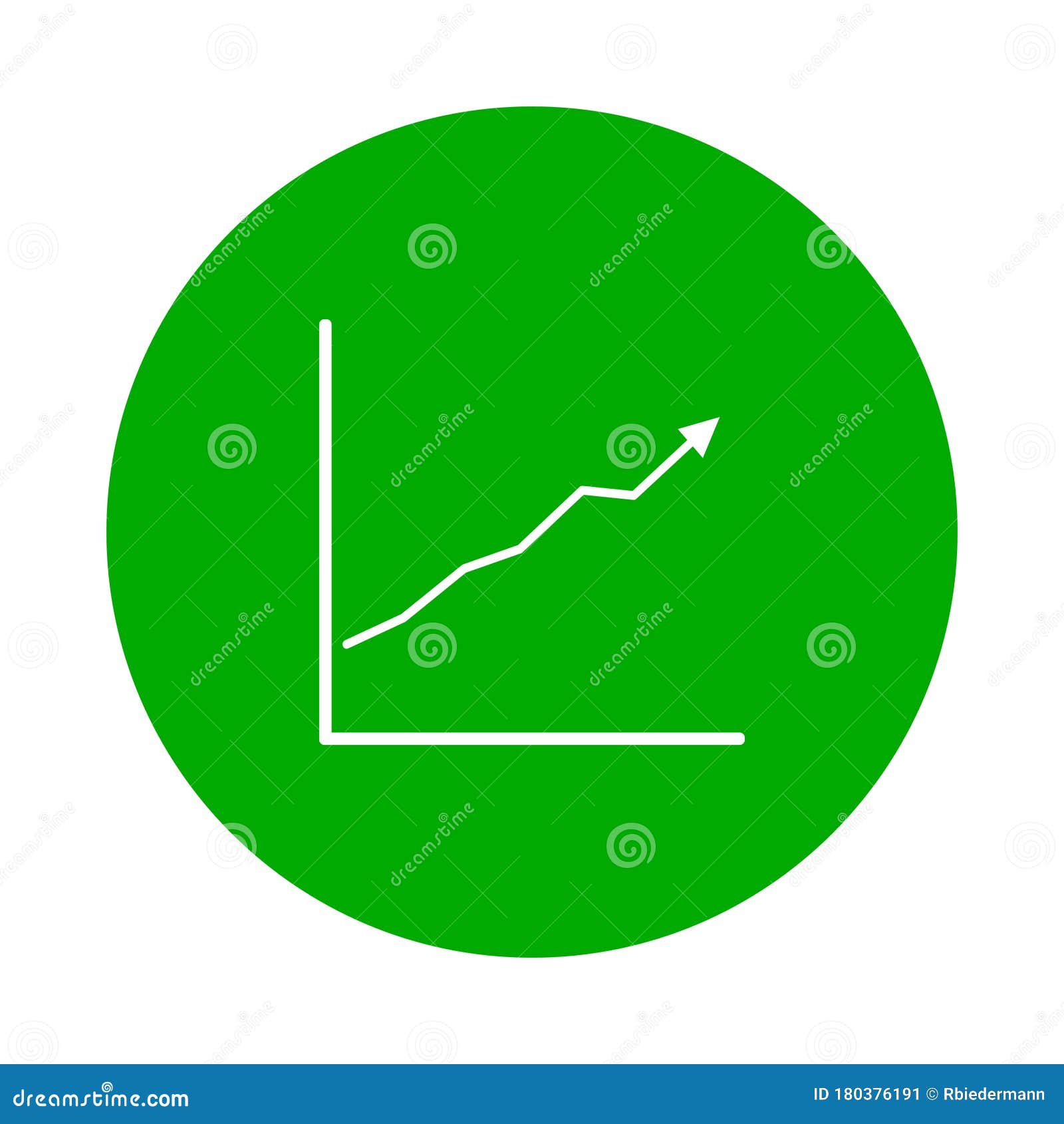 Chart and circle stock vector. Illustration of symbol - 180376191