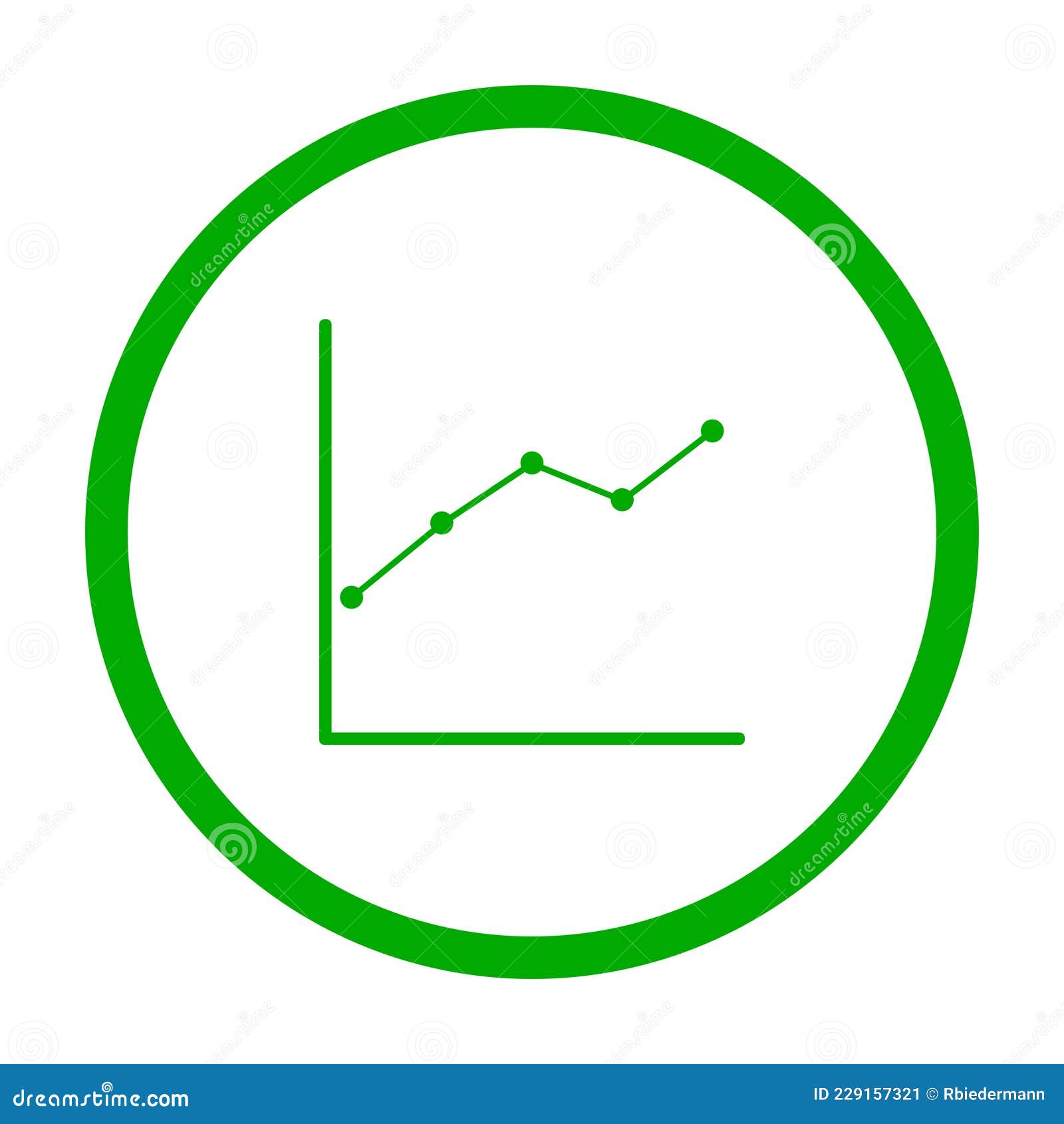 Chart and circle stock vector. Illustration of symbol - 229157321
