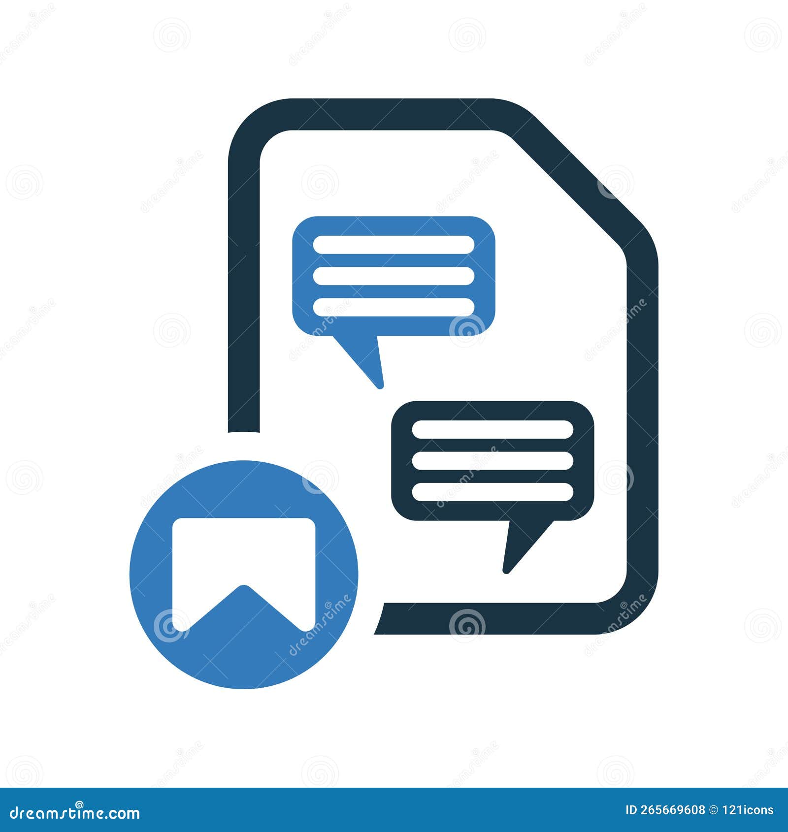 Chart, Communication, Document Icon. Editable Vector Logo Stock Vector ...