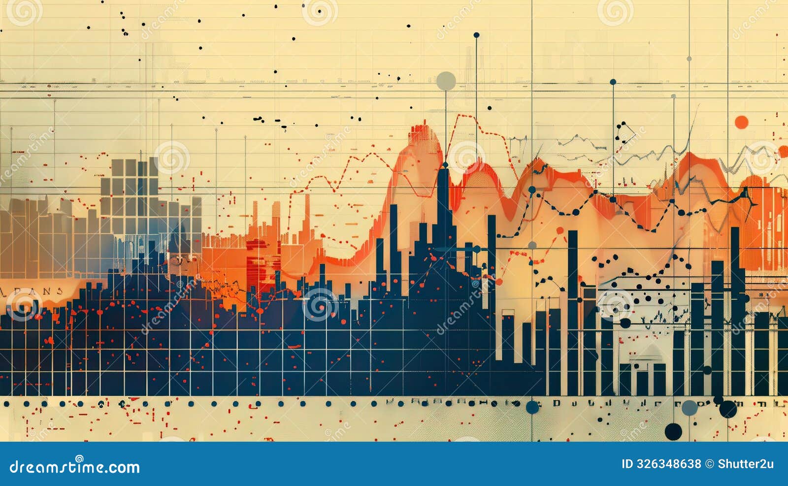 A Chart Comparing Historical and Current Market Data Highlighting ...
