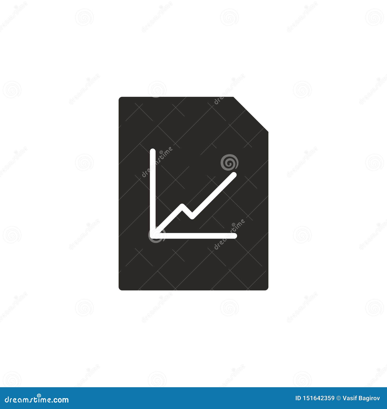 Chart, Data, File Vector Icon. Simple Element Illustration from UI ...