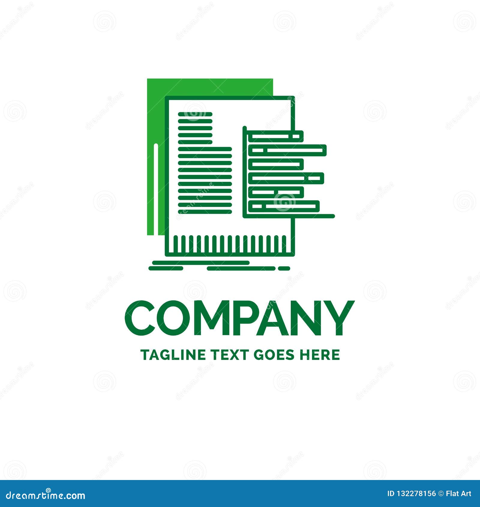 Chart, Data, Graph, Reports, Valuation Flat Business Logo Templa Stock ...