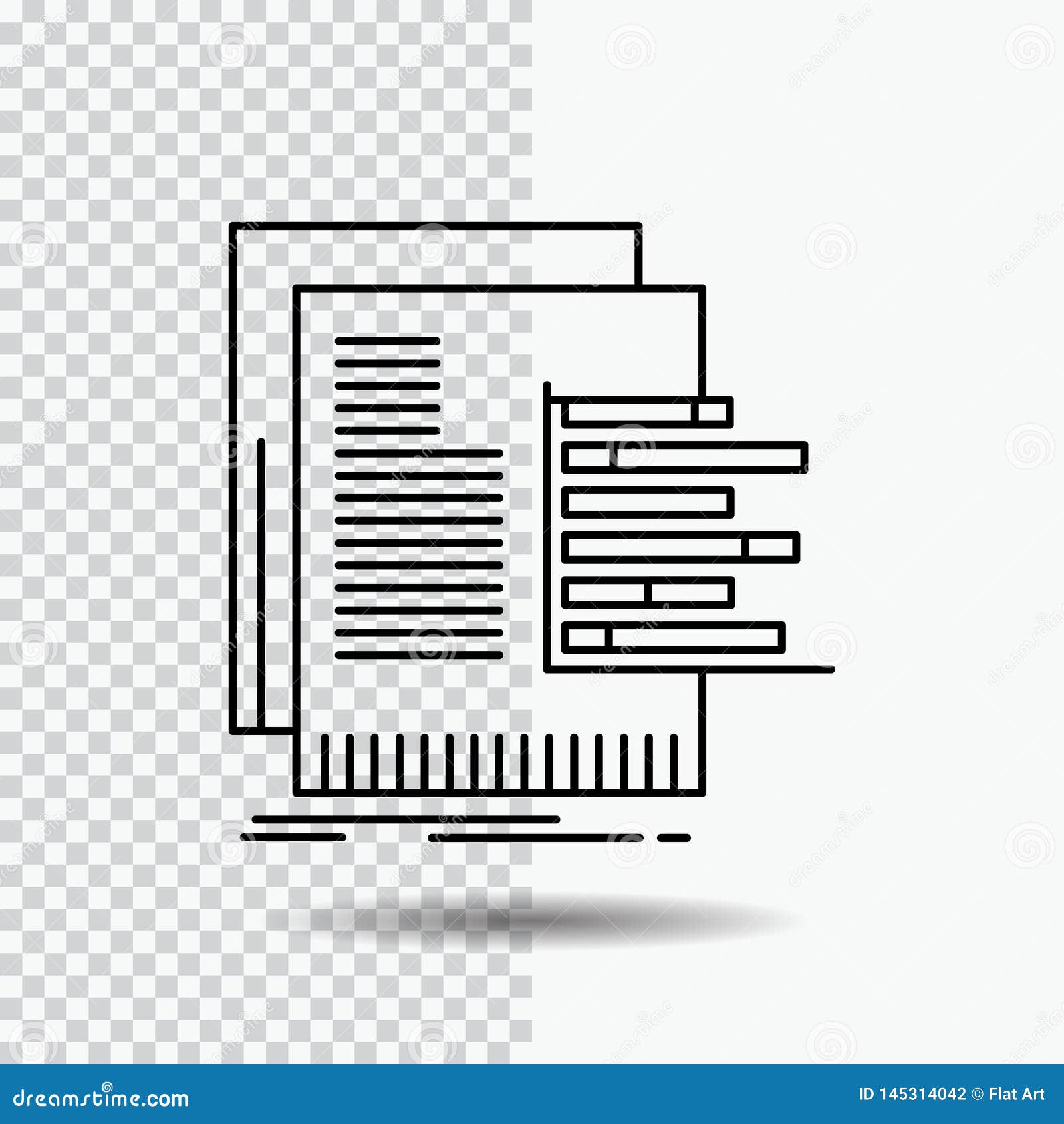 Chart, Data, Graph, Reports, Valuation Line Icon on Transparent ...