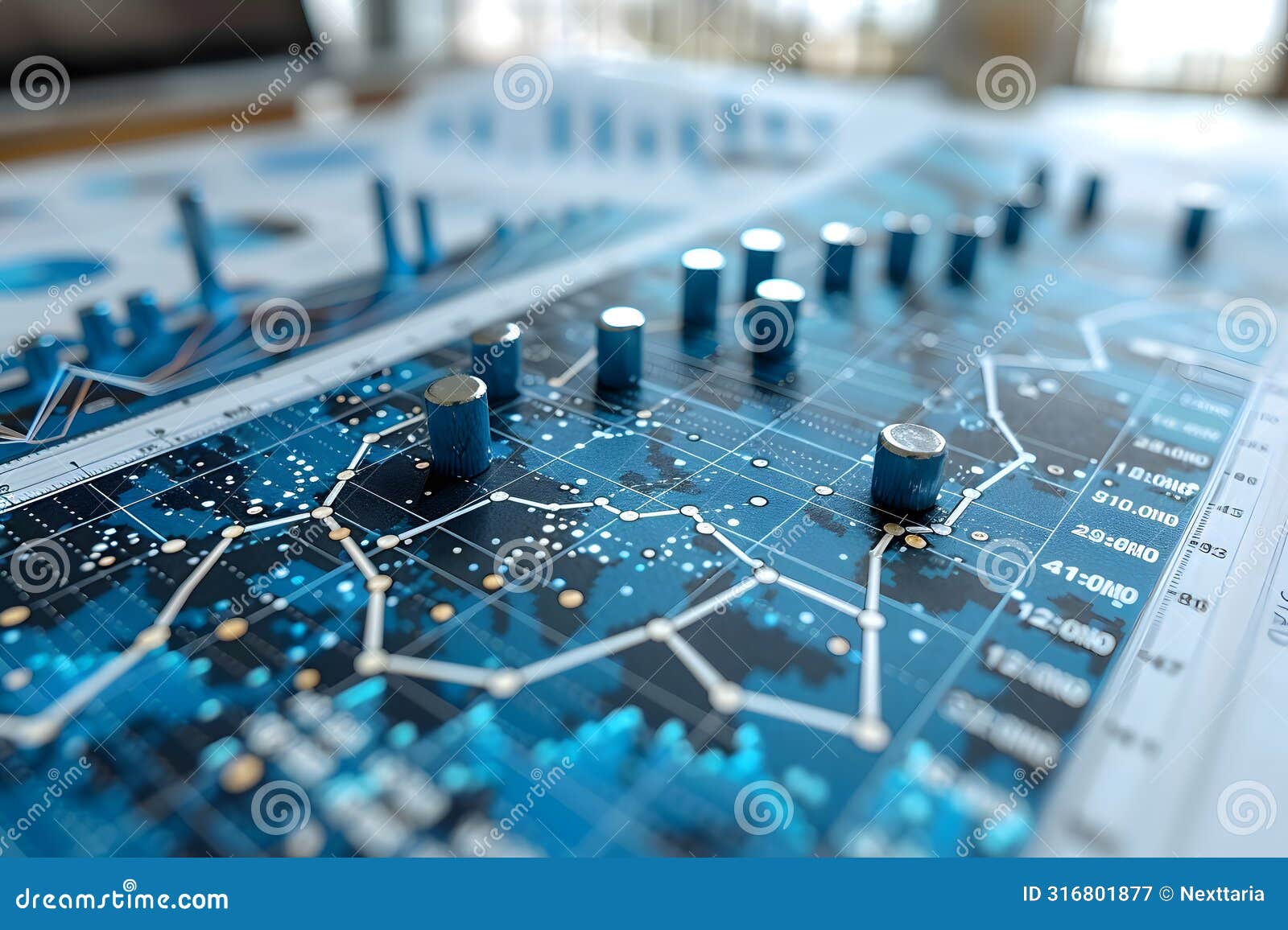 Chart Demonstrating Marketing Process Evaluation Progress and Digital ...