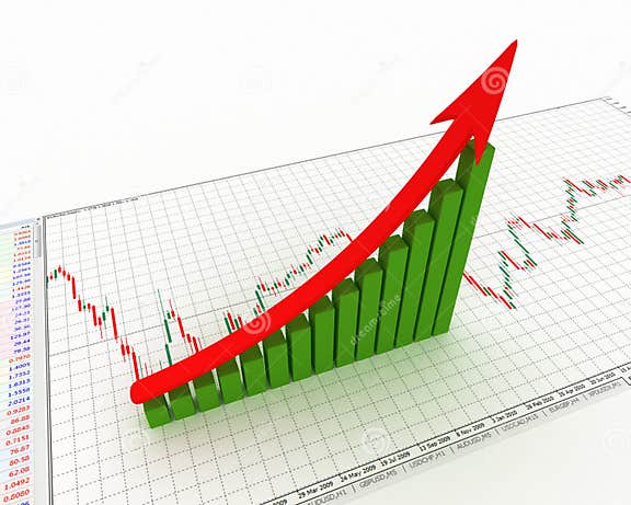 Chart, diagram stock illustration. Illustration of increase - 22136120