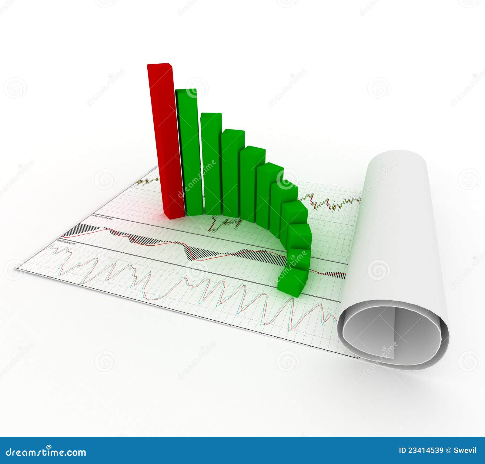 Chart, diagram stock illustration. Illustration of calculation - 23414539