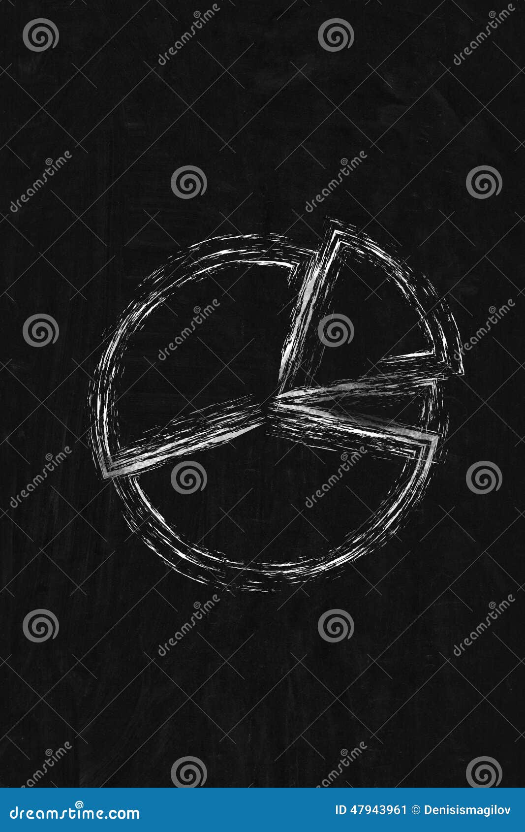 Chart drawn in chalk stock image. Image of growth, education - 47943961