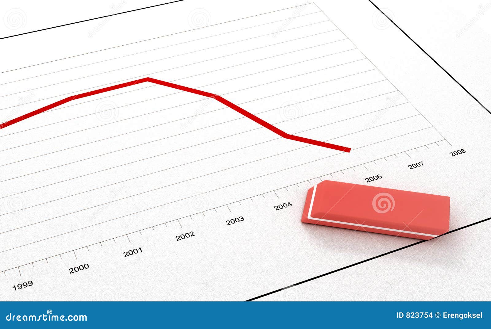 Chart eraser stock illustration. Illustration of repair - 823754