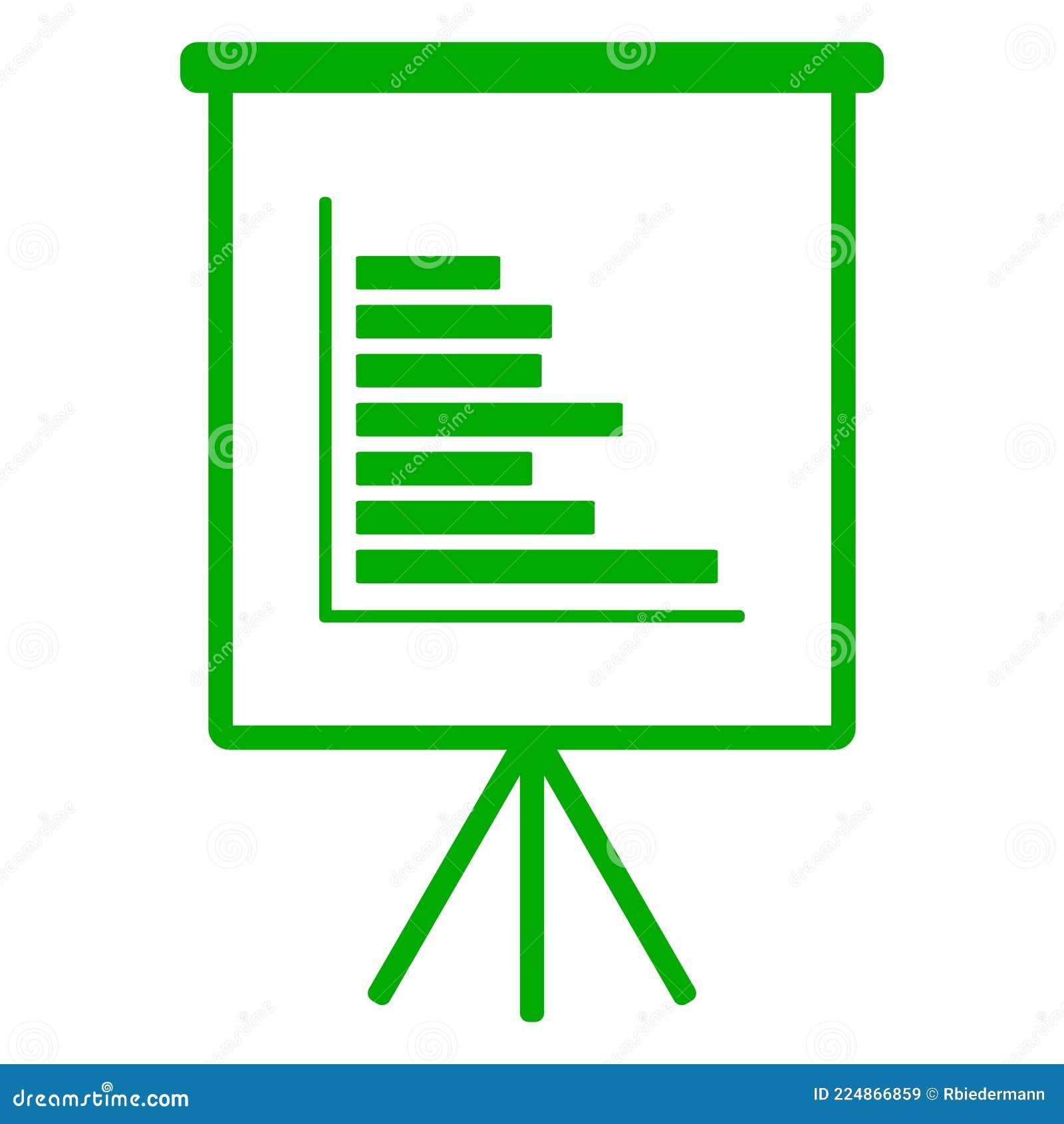 Chart and flipchart stock vector. Illustration of flipchart - 224866859