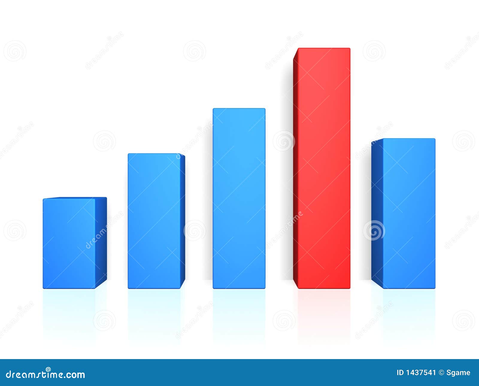 Chart graph stock illustration. Illustration of blue, integration - 1437541