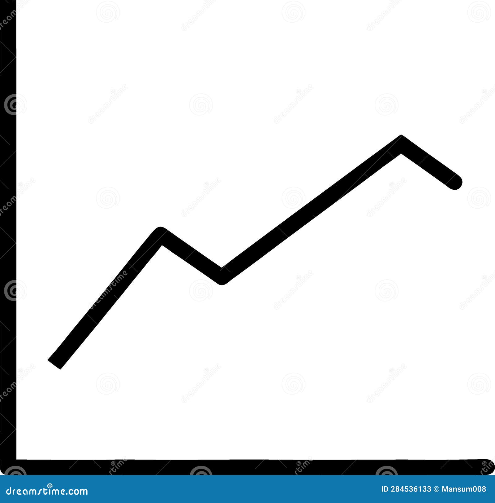 Chart Graph Graph Icon in Outline Style Stock Illustration ...
