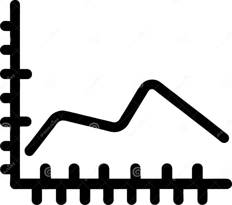 Chart Graph Graph Icon in Outline Style Stock Illustration ...