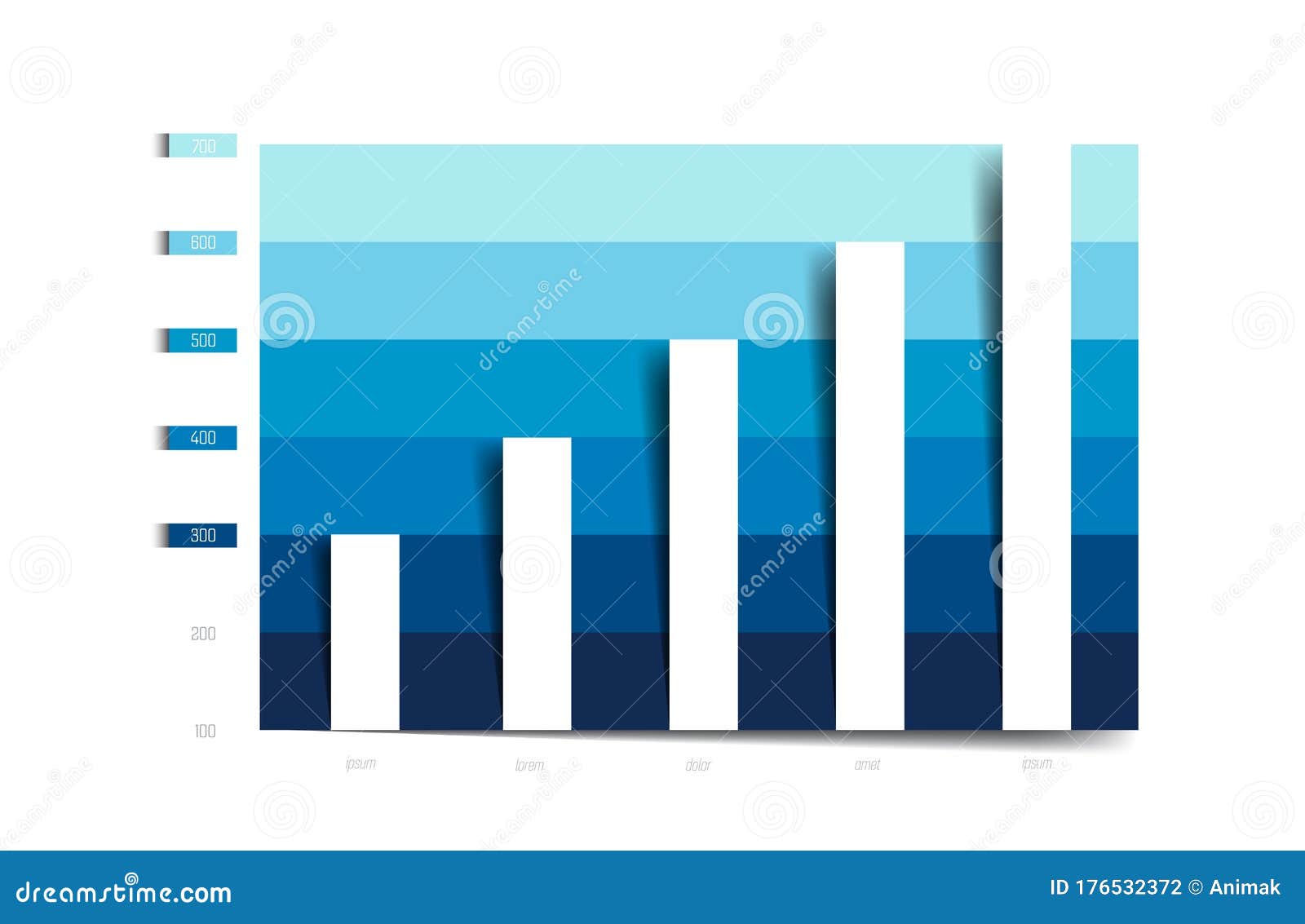 Chart Graph Scheme Simply Color Editable Infographics Element