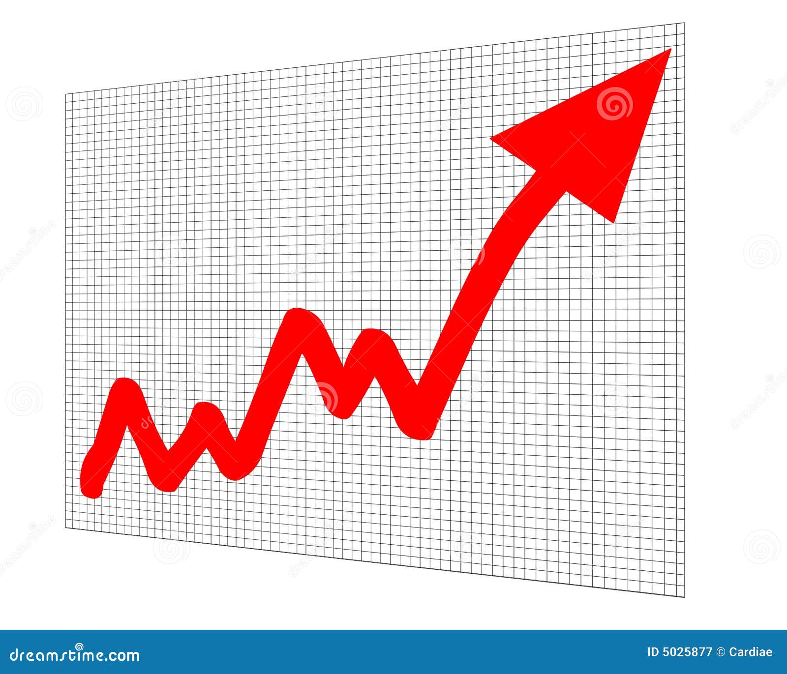 Chart Graph Success Increase Stock Illustration - Illustration of ...