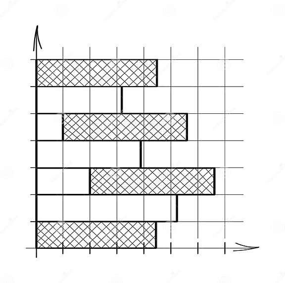 Chart, Graph Vector in Doodle Style. Approximation, Statistics ...
