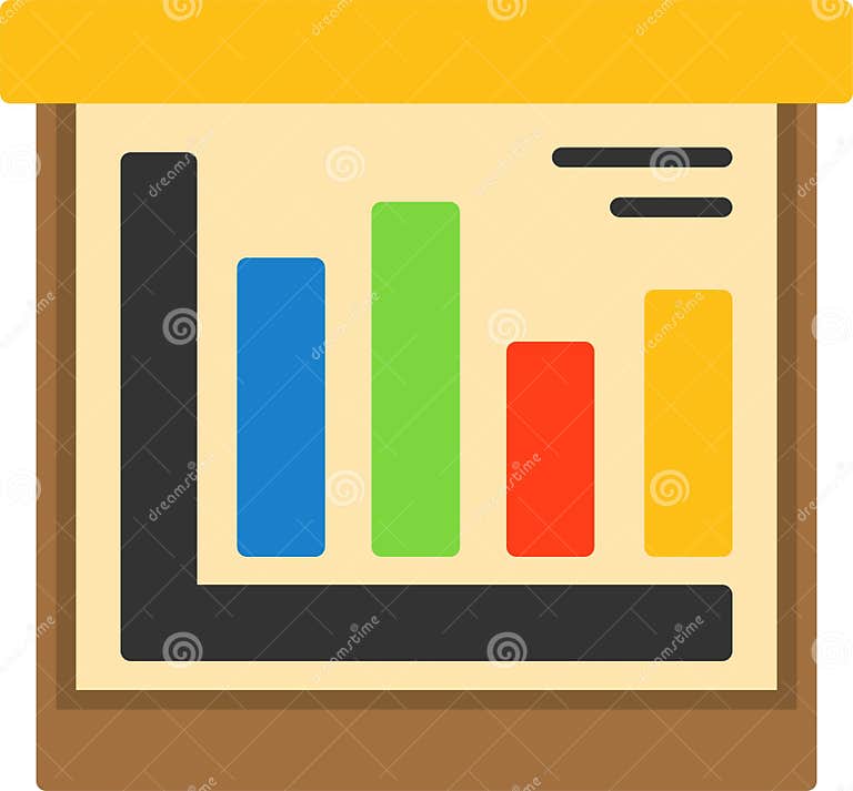 Chart Graph Vector Icon Design Stock Illustration - Illustration of ...