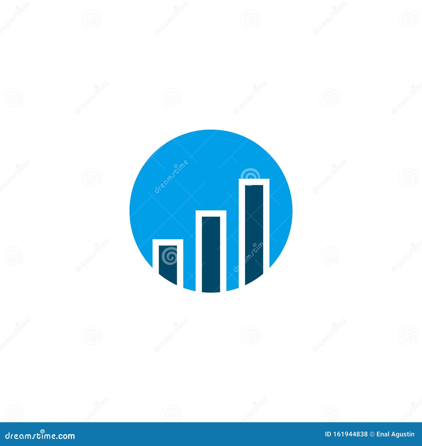 Chart Graphic Logo Design Vector Template Stock Vector - Illustration ...