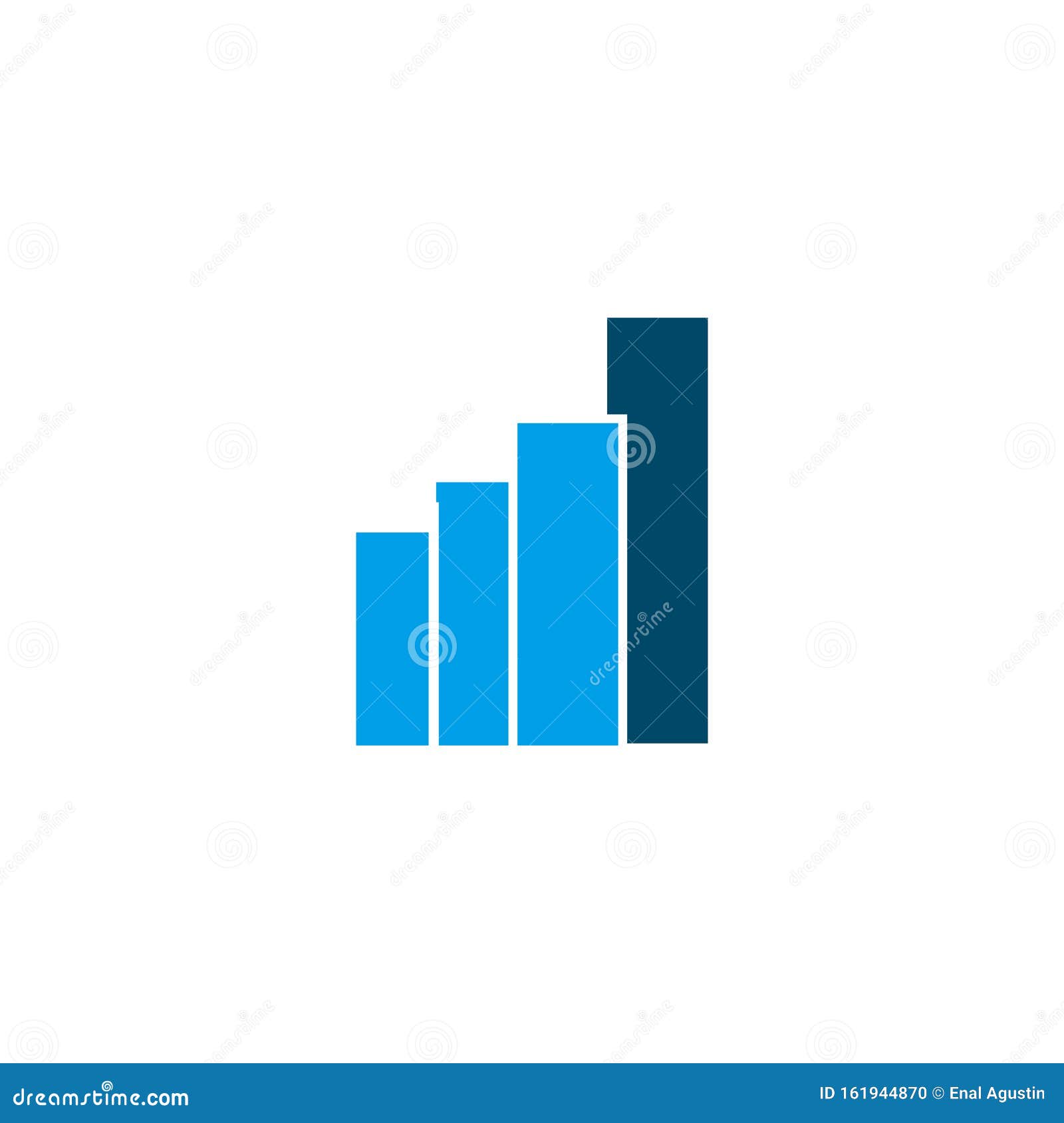 Chart Graphic Logo Design Vector Template Stock Vector - Illustration ...