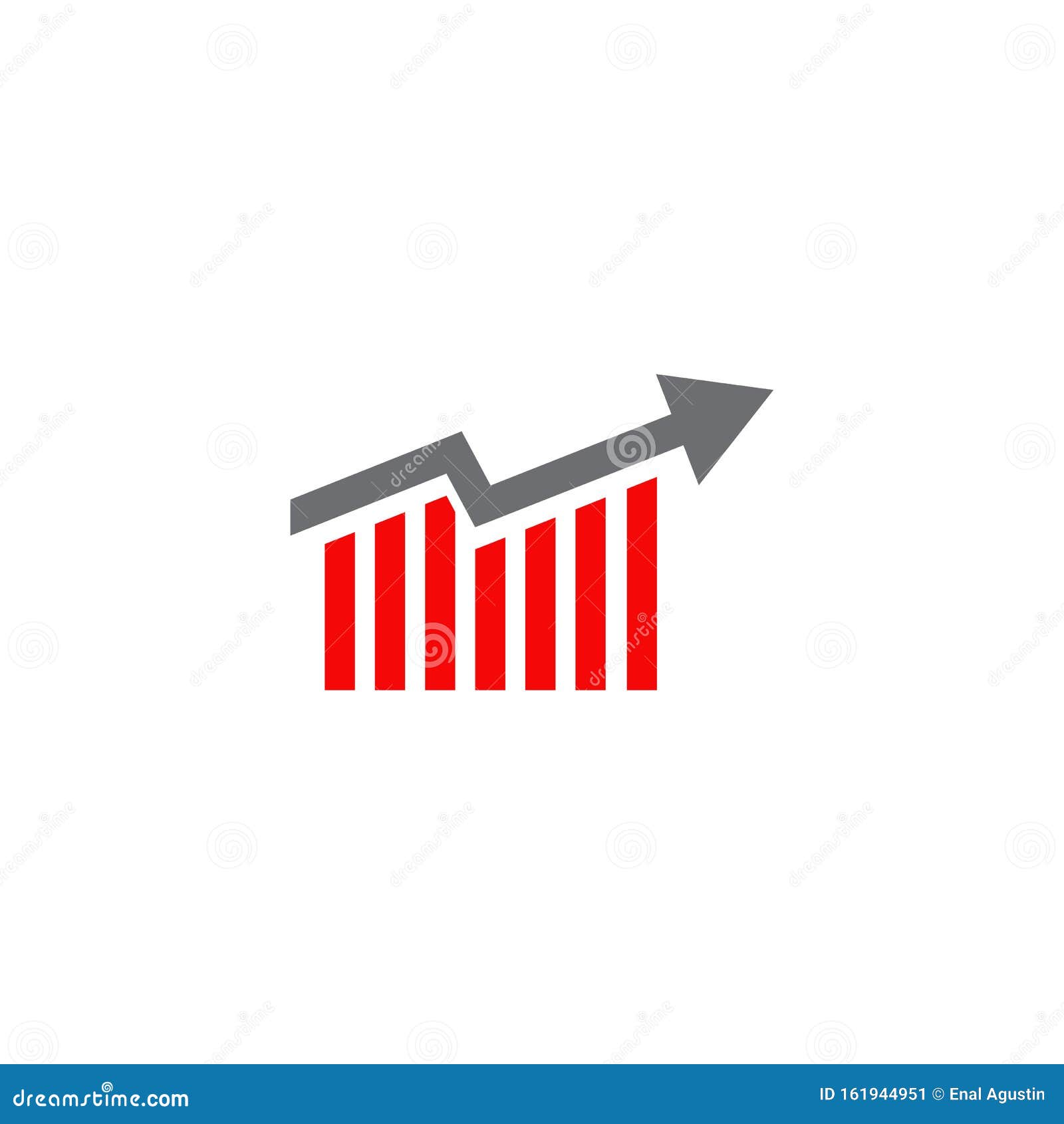 Chart Graphic Logo Design Vector Template Stock Vector - Illustration ...