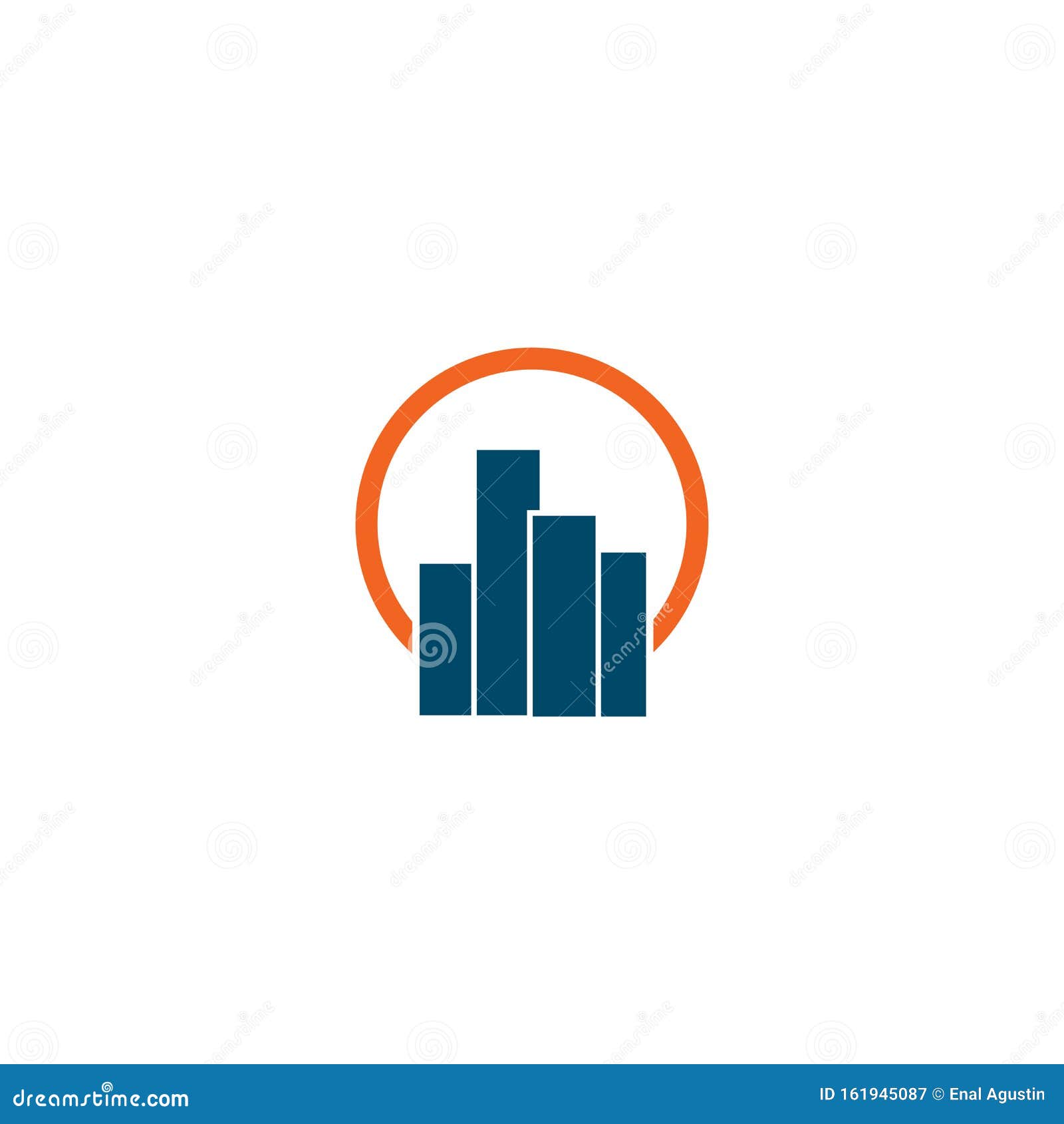 Chart Graphic Logo Design Vector Template Stock Vector - Illustration ...