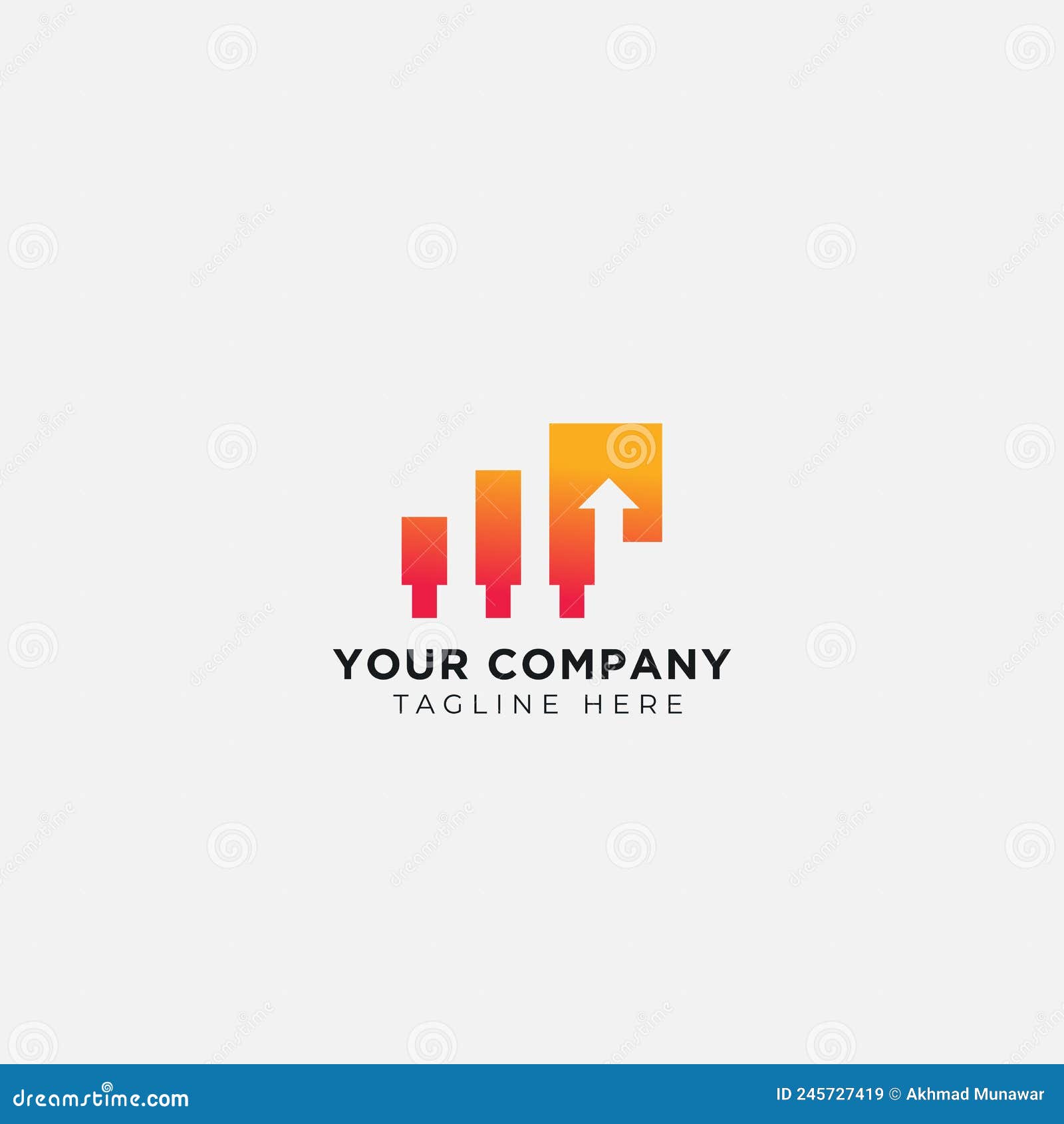 Chart Graphic Up Logo Increase Arrow Stock Vector - Illustration of ...