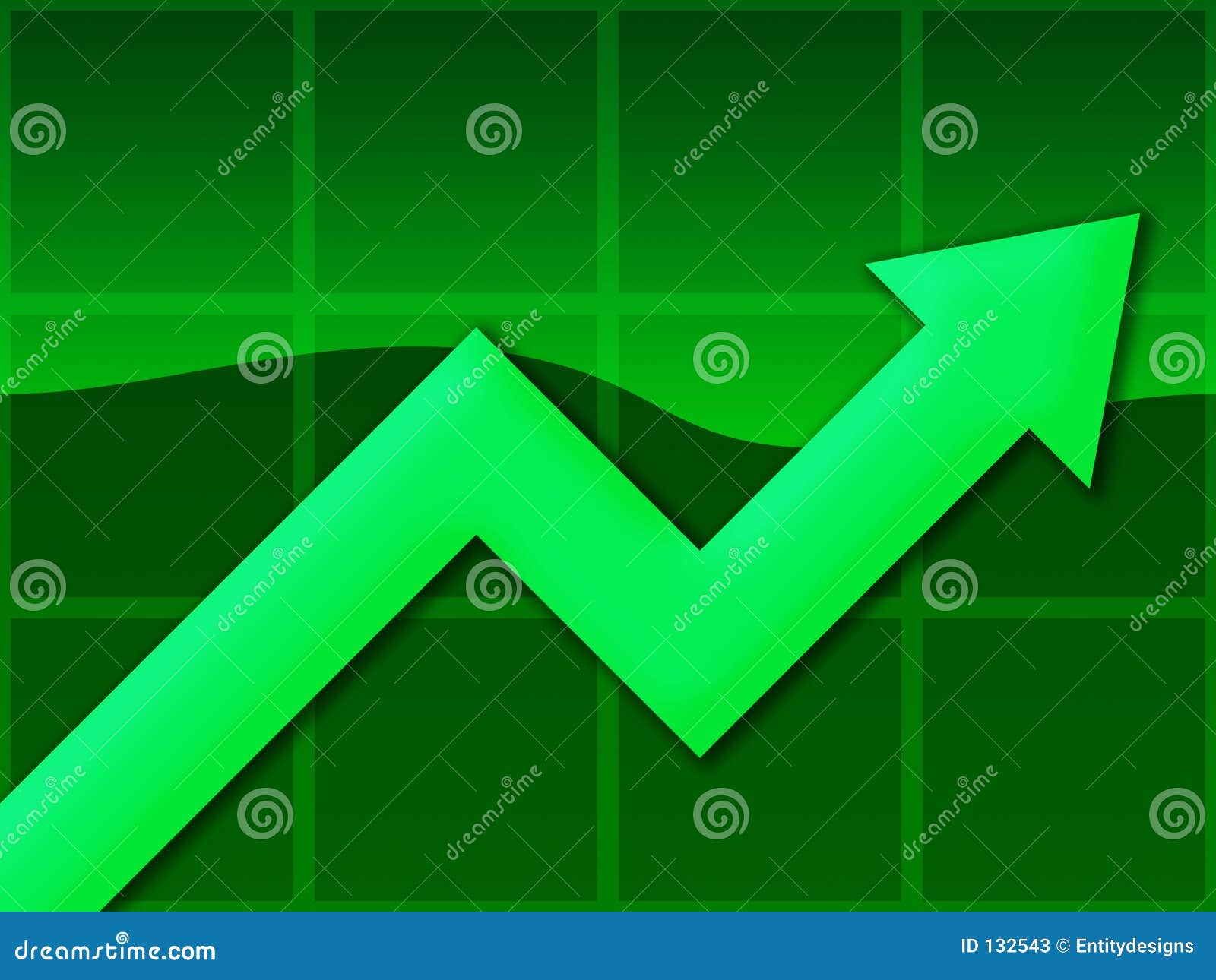 Chart Green stock illustration. Illustration of profit - 132543