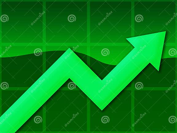 Chart Green stock illustration. Illustration of profit - 132543