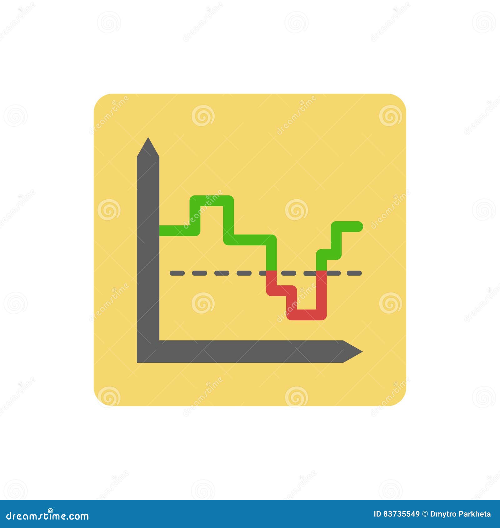 Chart ico vector stock vector. Illustration of finance - 83735549