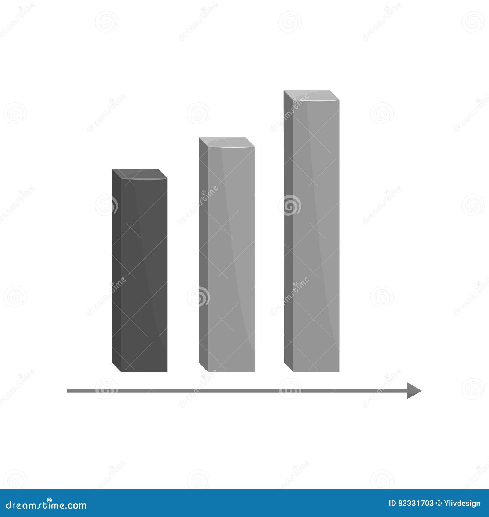 Chart Icon, Black Monochrome Style Stock Vector - Illustration of ...