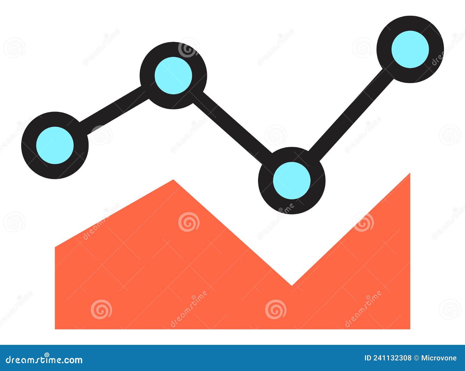 Chart Icon. Data Analysis Symbol Stock Vector - Illustration of ...