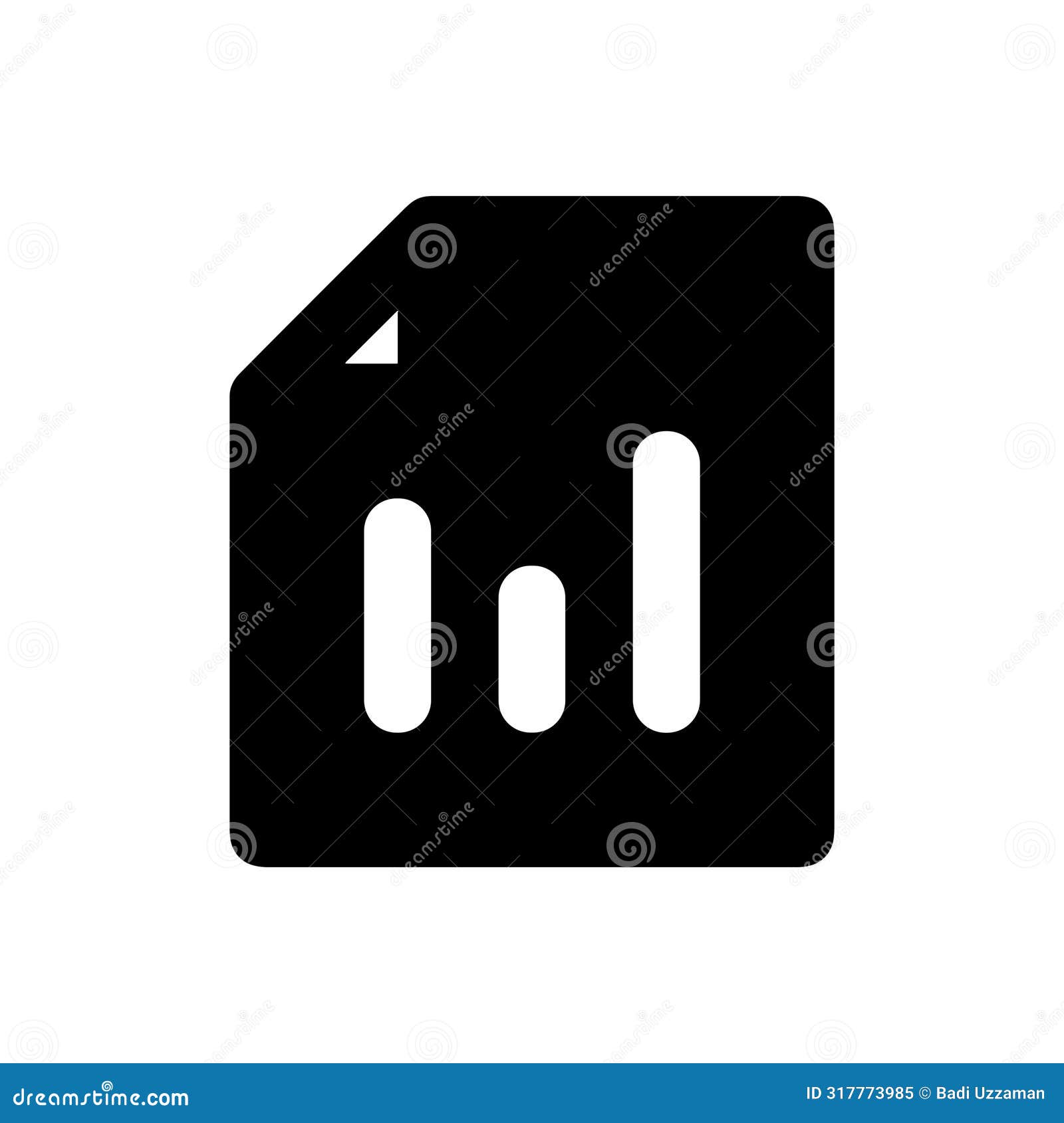 Chart Icon Symbol Vector Image Isolated on the White Background Stock ...