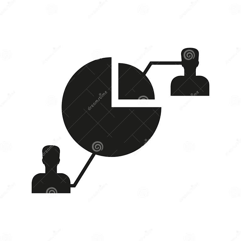 Chart Icon Symbol Vector Image Isolated on the White Background Stock ...