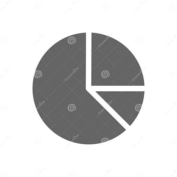 Chart Icon Symbol Vector Image Isolated on the White Background Stock ...