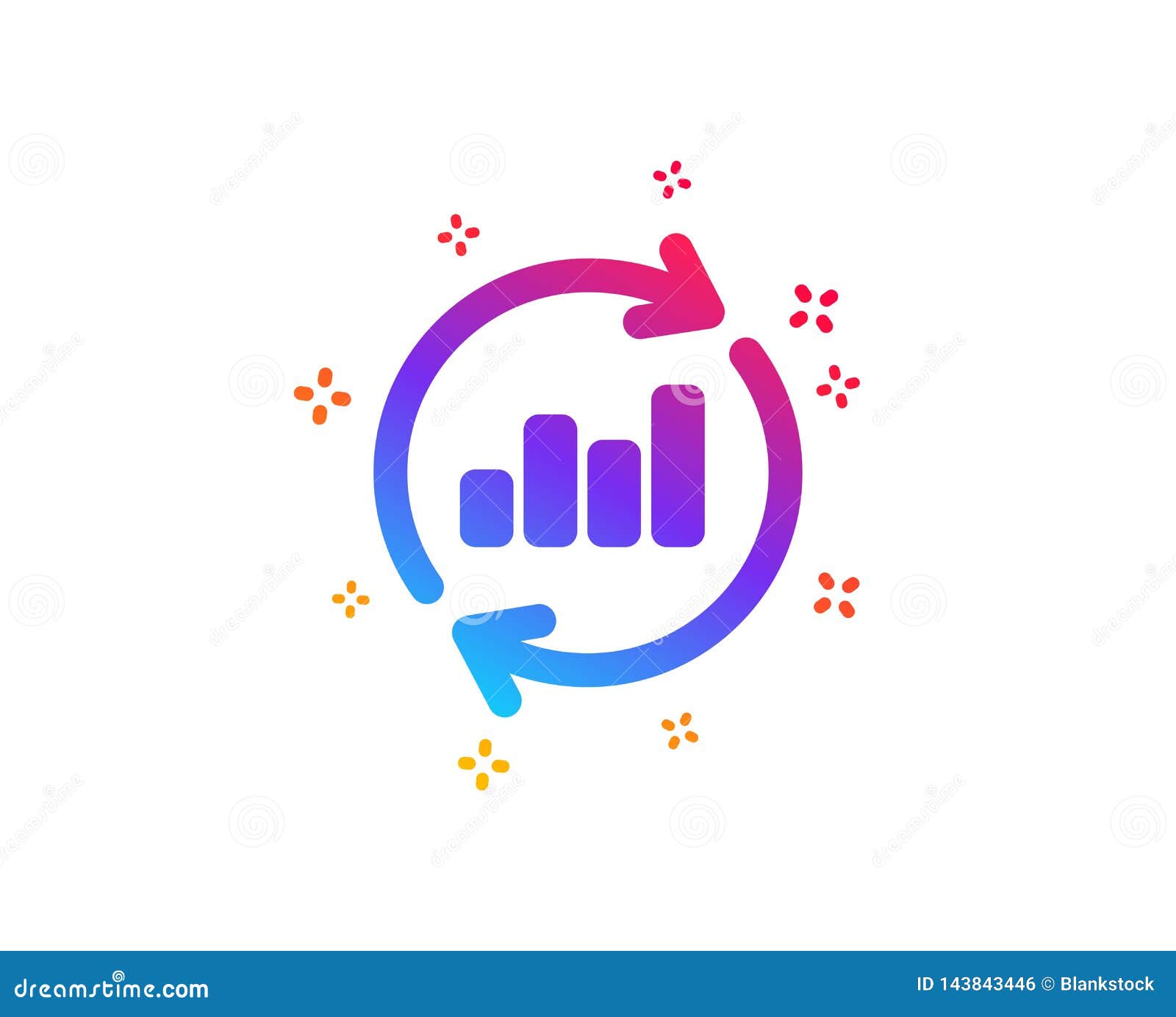 Chart Icon. Update Report Graph Sign. Vector Stock Vector ... Chart Icon. Update Report Graph Sign. Vector Stock Vector ...