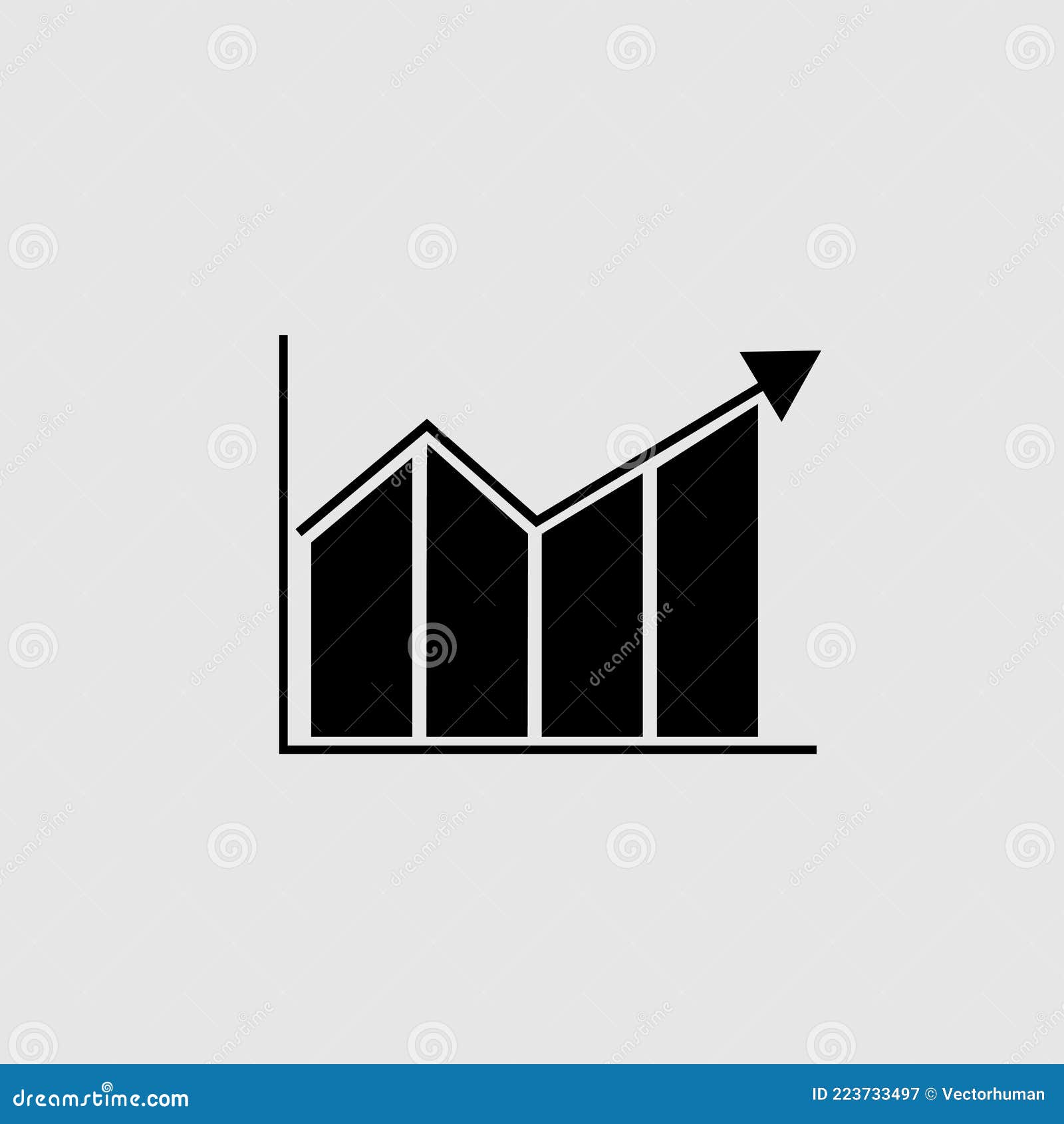 Chart Icon Vector Art Design Stock Vector - Illustration of design ...