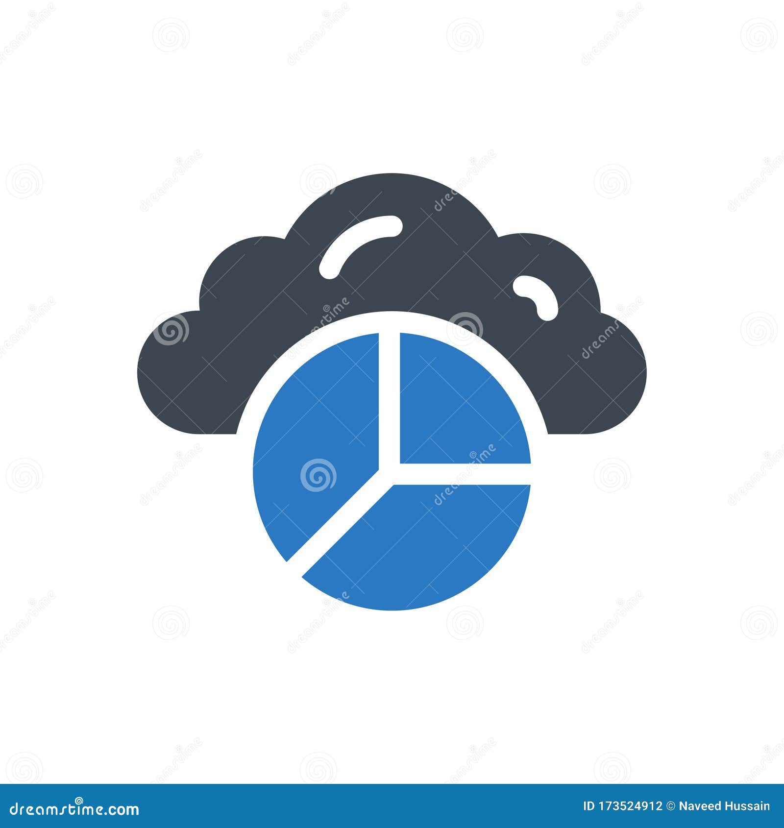 Chart Vector Glyph Color Icon Stock Illustration Illustration Of