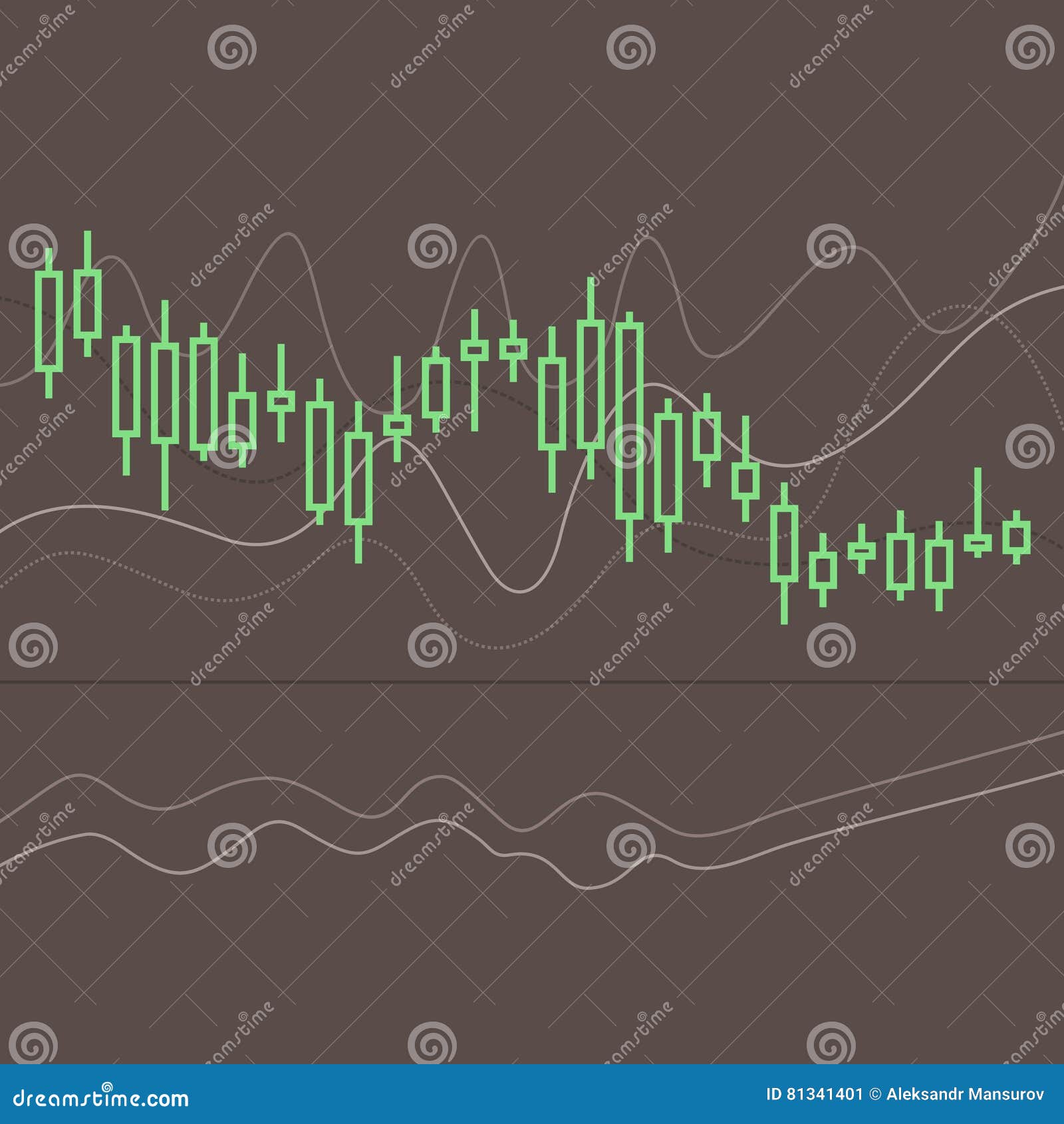 Chart illustration stock vector. Illustration of finance - 81341401
